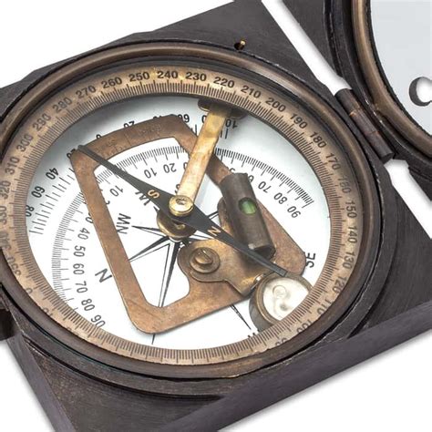 Replica Antique Compass Solid Iron And Brass