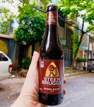 Bia nâu Bỉ Steenbrugge Brown- Brune 6.5% vol chai 330ml