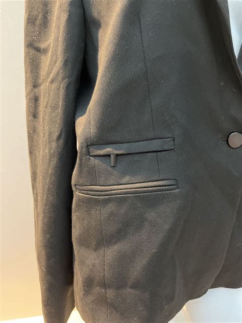 Ladies Next Tailoring Black Suit Jacket Size 16r Gem