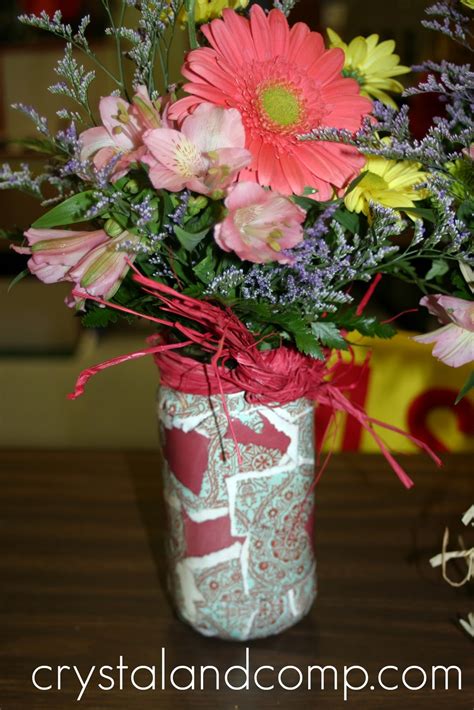 How To Make A Mod Podge Vase CrystalandComp