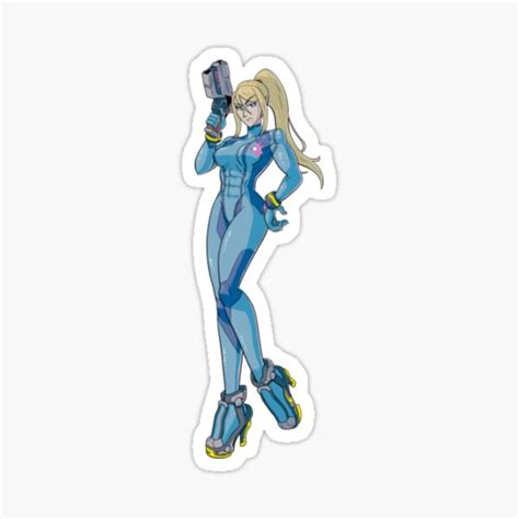 Metroid Zero Suit Samus Sticker For Sale By Charleenrebekah Redbubble