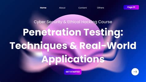 🔒 Penetration Testing Techniques And Real World Applications 🔍 Ppt