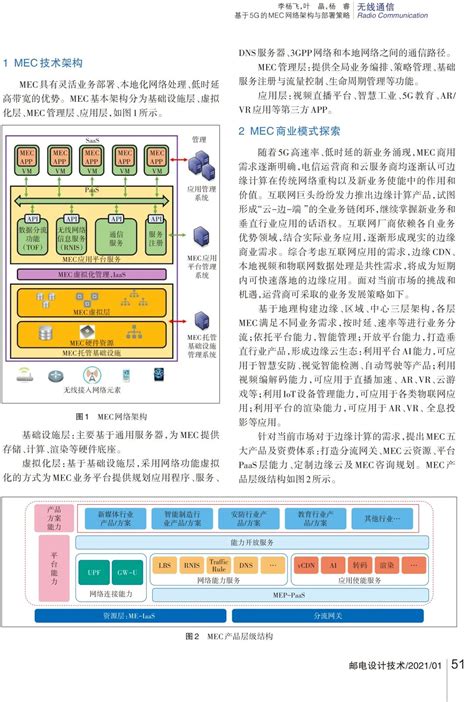 基于5g的mec网络架构与部署策略 Csdn博客