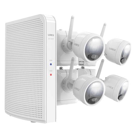 Lorex Lorex 2k 4 Mp 8 Camera Capable 1 Tb Nvr System With 4 Outdoor Wi Fi Battery Security