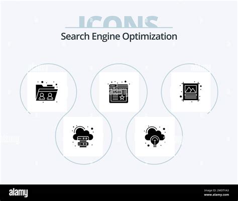 Seo Glyph Icon Pack 5 Icon Design Picture Image Sharing Gallery