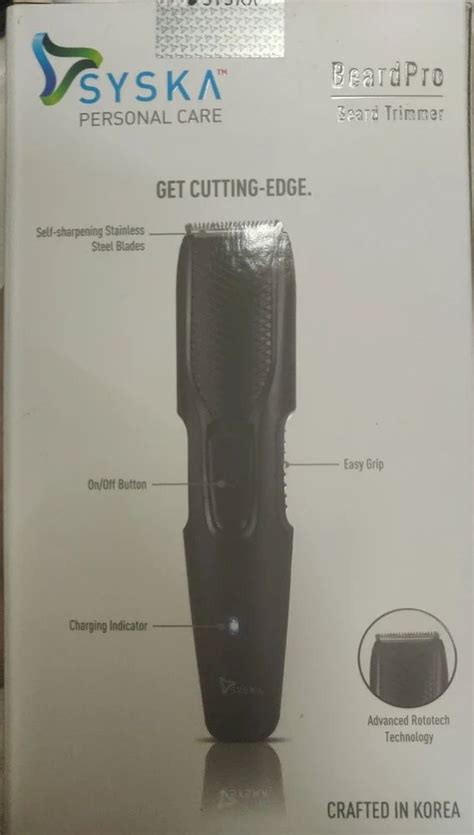 Syska Beard Pro Trimmer At ₹ 1200piece सिस्का बियर्ड ट्रिमर In Kolkata Id 2852753409373