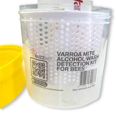 Varroa Mite Alcohol Wash Detection Kit Buzzbee Beekeeping