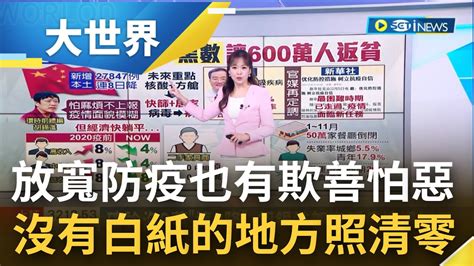 山東驚見人民冒大雪排核酸 中國連放寬防疫也講 欺善怕惡 沒有白紙革命的地方照樣清零 杭州又見大巴漏夜載幼兒隔離主播 苑曉琬大世界