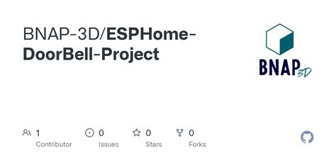 GitHub BNAP 3D ESPHome DoorBell Project