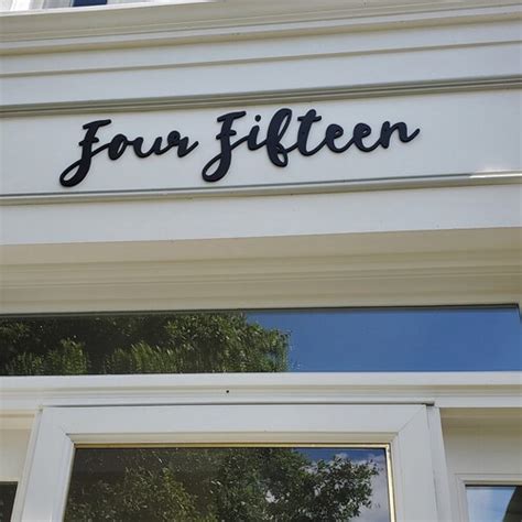 Brush Script Cursive House Numbers Regular Size Etsy