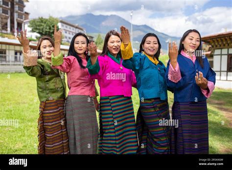 Performers From The Royal Academy Of Performing Arts Rapa In Thimphu
