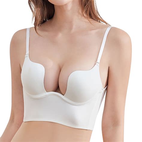 Sports Bra For Women Low Back Bra Wire U Shaped Backless Bra