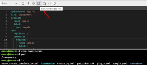 How To Run Yaml File From Azure Cloud Shell Stack Overflow