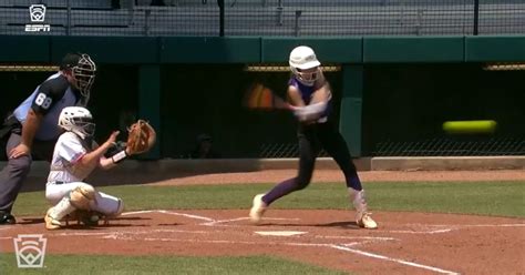 Braelyn Johnsons Bases Clearing Double Little League