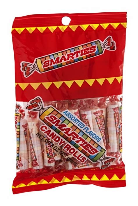 Smarties Candy Rolls 8 Oz Pack Of 10
