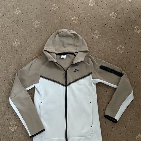 Nike Tech Fleece Tracksuit Sandalwood Brownwhite Depop