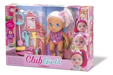 Boneca Club Girls Médica Com Acessórios Mercadolivre