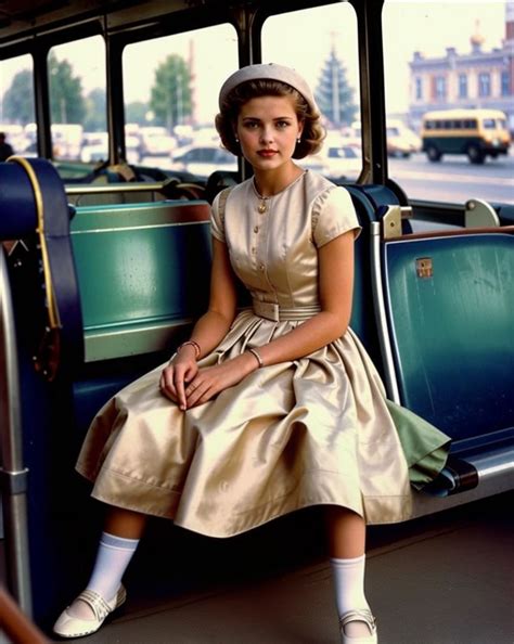 Soviet Girl On A Bus 1950s 5 By Masterrobb On Deviantart
