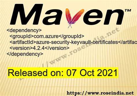 Comazure Azure Security Keyvault Certificates 424 Maven Repository