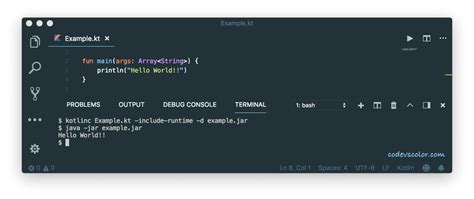 How To Run A Kotlin Program Using Command Line Codevscolor