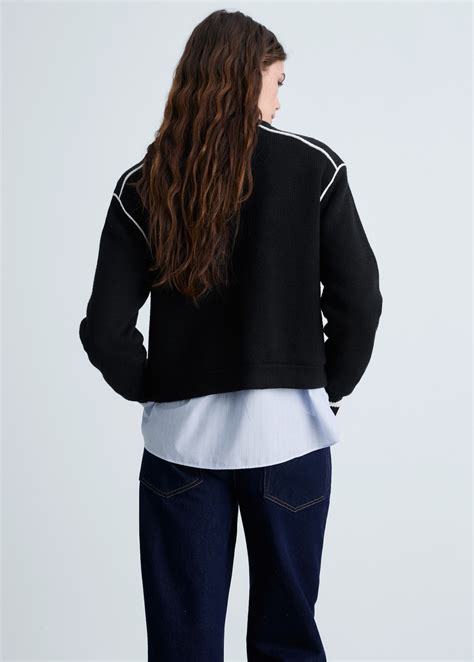 Knitted Bomber Jacket Women Mango Usa
