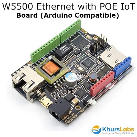 jual dfrobot w5500 ethernet with poe iot board arduino compatible