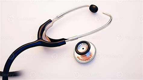 Close Up Of A Stethoscope And Medical Device On A Smooth Surface