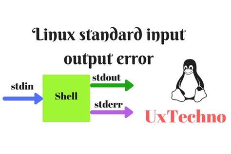what is linux standard input output error and how to redirect stdout and stderr to file in linux