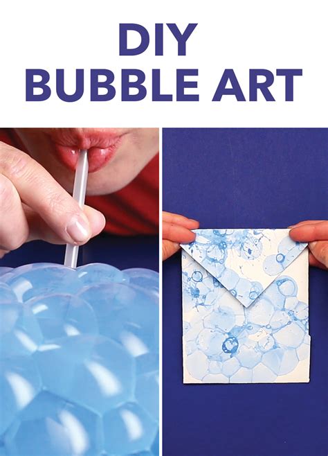 This Diy Bubble Art Is Perfect For Holiday Ts