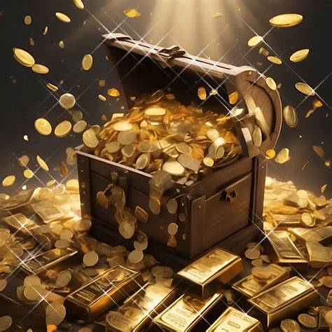 보물상자에 황금동전과 금괴가 넘쳐납니다 복권 로또 대박 Youtube