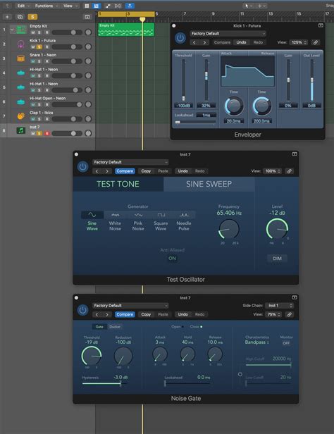 Logic Pro Stock Plug Ins On Drums
