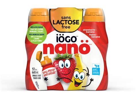 nanö Drinkable yogurt Strawberry 6x93ml IÖGO