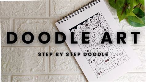 Doodle Art Tutorial Art And Craft By Minhwa Easy Doodle Art Step By