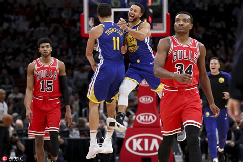 高清图：勇士大胜公牛 汤普森大发神威创nba纪录 搜狐大视野 搜狐新闻