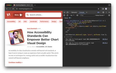 Reporting Core Web Vitals With The Performance API Smashing Magazine