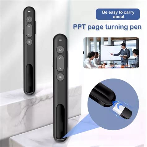 Ppt Powerpoint Clicker With Laser Pointer Usb Presenter Remote For Mac