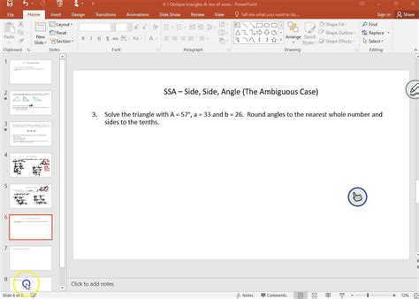 61 The Ambiguous Case