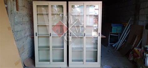 Steel Metal Filing Cabinet Glass Sliding Door Office Partition