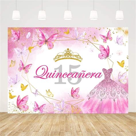 7x5ft Quinceanera 15th Birthday Backdrop For Sweet Girls Hot Pink