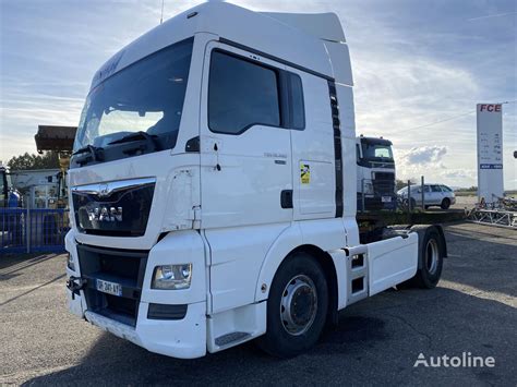 Buy Damaged MAN TGX 18 480 XLX Retarder Truck Tractor France HUTTENHEIM