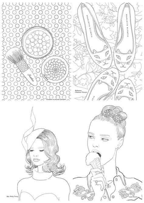 352 Fashion Coloring Book Kayliebooks