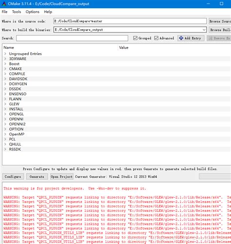 Cloudcompare的编译过程cloudcompare Cant Open Csdn博客