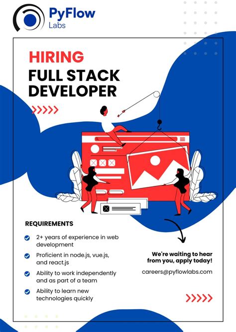 Pyflow Labs On Linkedin Hiring Javascriptdeveloper Fullstackdeveloper Jobopportunity