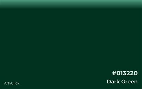 Dark Green Color Code