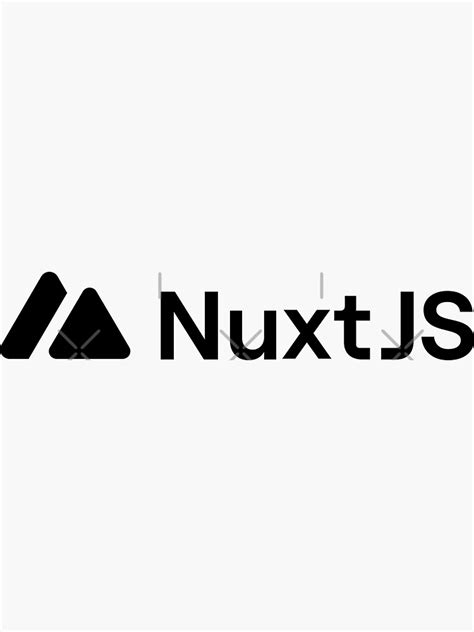 Nuxt Js Logo Sticker For Sale By Cosimochellini Redbubble