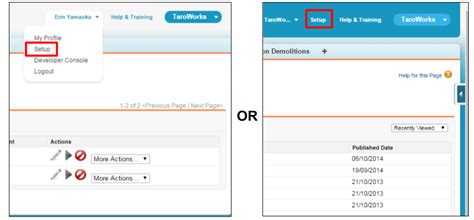 Where Can I Find My Salesforce Organization Id Taroworks Support Center