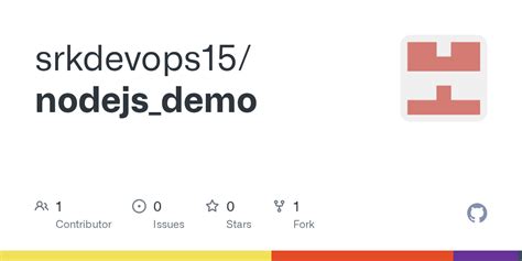 Nodejsdemodockerfile At Main · Srkdevops15nodejsdemo · Github