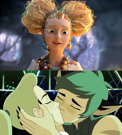 Goldilocks Is Happy For Adora And Catra Kissing By Daniotheman On