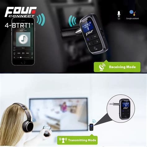 FOUR IN Bluetooth Transmitter Receiver Wireless Audio Adapter AIGroup