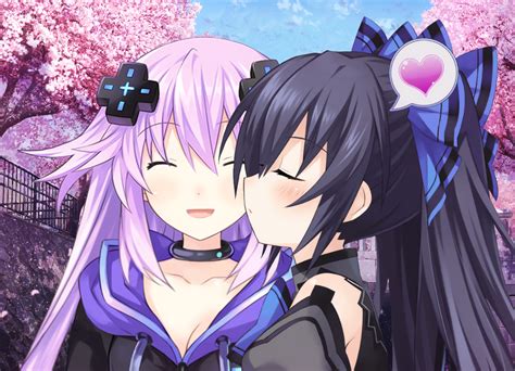 Ultradevotion Nepnowa 💜🖤 [hyperdimension Neptunia] R Wholesomeyuri